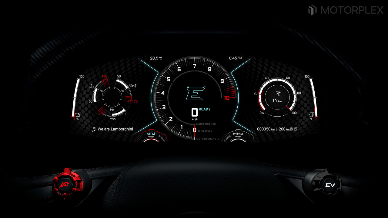 람보르기니, 첫 하이브리드 모델 'LB744' 기술 공개