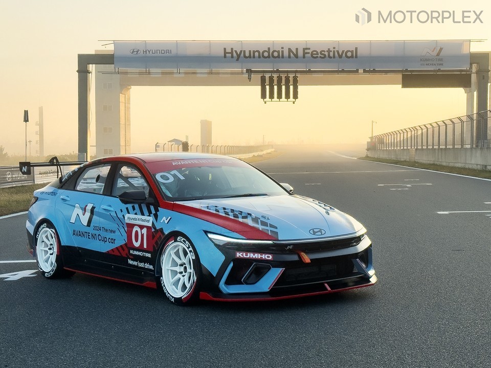 현대자동차, 신형 '아반떼 N1 컵 카’ 공개