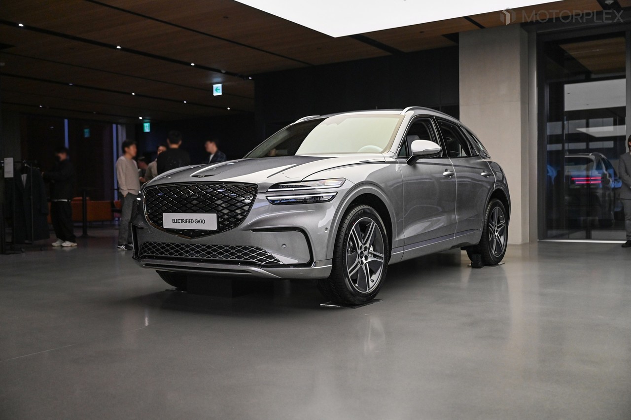 제네시스 GV70 전동화 부분변경 출시, '7530만원, 423km주행'